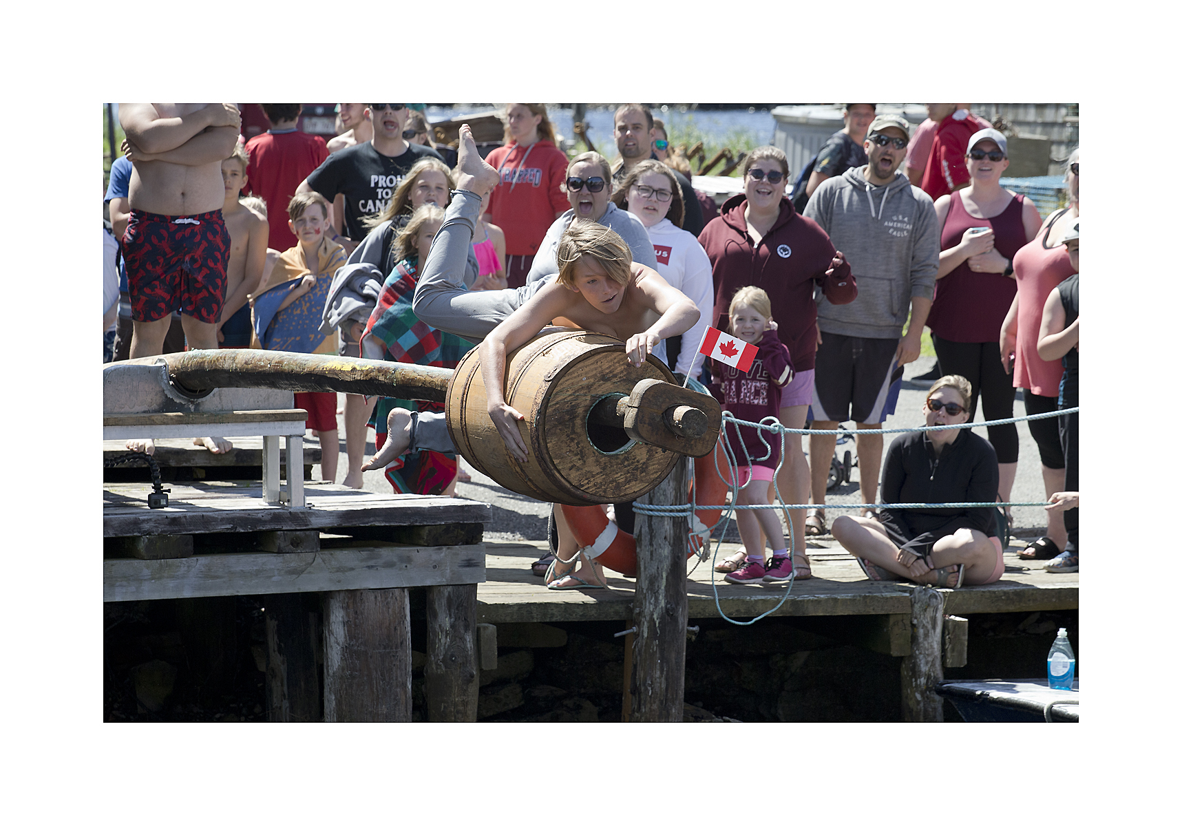 Canada Day 2019 Greasy Pole - Village of Grand Manan